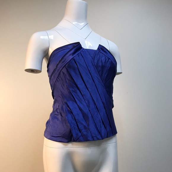 bebe | Tops | Bebe Royal Blue Formal Tube Top | Poshmark